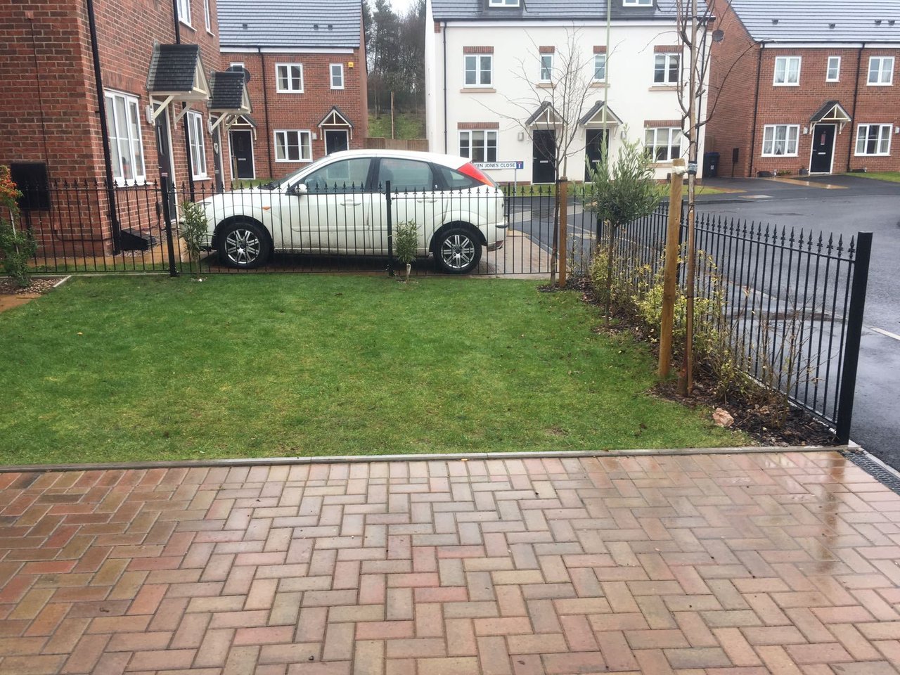 Saxon Wrought Iron Style Metal Garden Fence Panel to Buy Online ...